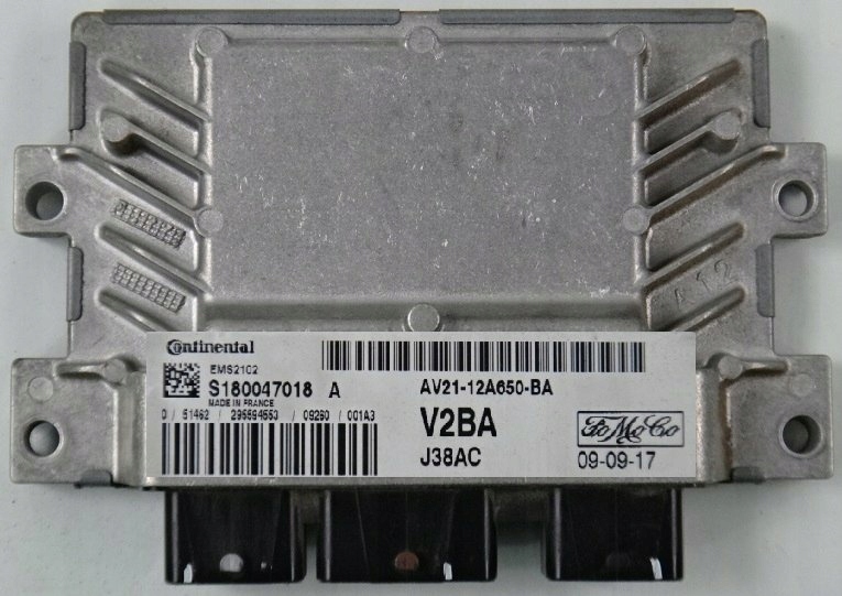 FORD FIESTA MK7 09 R 1.25 STEROWNIK SILNIKA V2BA AV2112A650BA za 400 zł ...