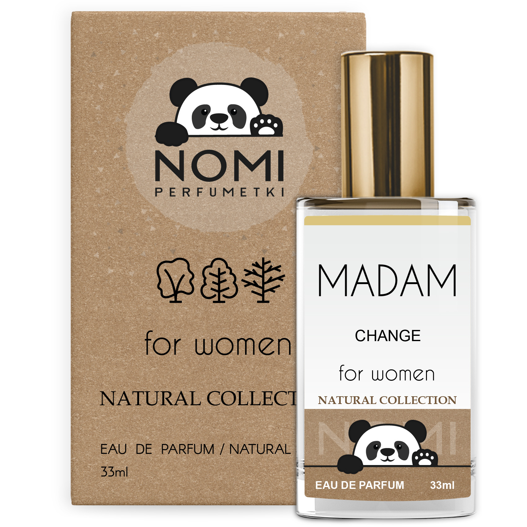 NOMI Perfumetki Damskie Perfumy NATURAL MADAM 33ml (5908283519576) • Cena, Opinie • Perfumy i ...