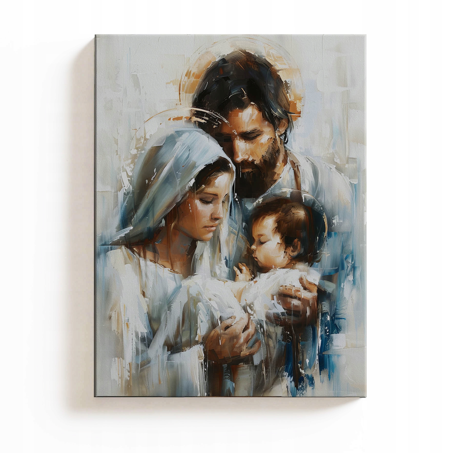Obraz religijny Święta Rodzina na płótnie na ślub upominek prezent ...