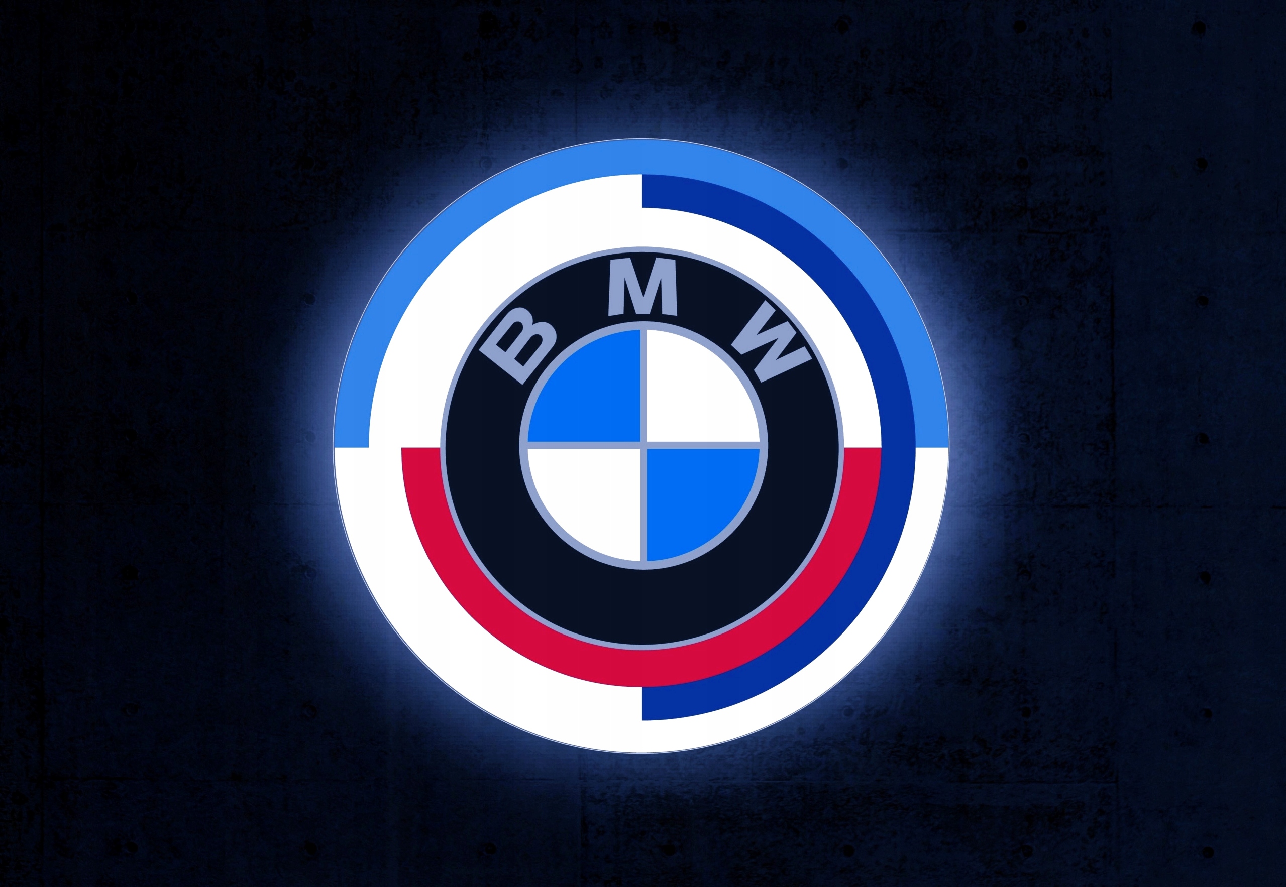 NEON, Logo BMW M POWER, Lampka Neonowa, Znaczek 3D (4080100701867 ...