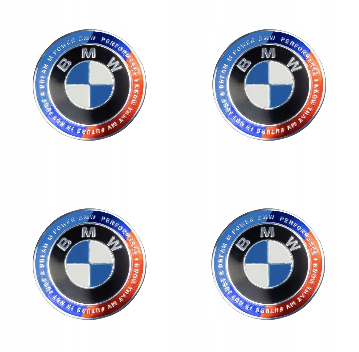 Komplet BMW 4szt Dekle Dekielki 68 mm ((BMW68 czb)) za 6 zł z kj ...