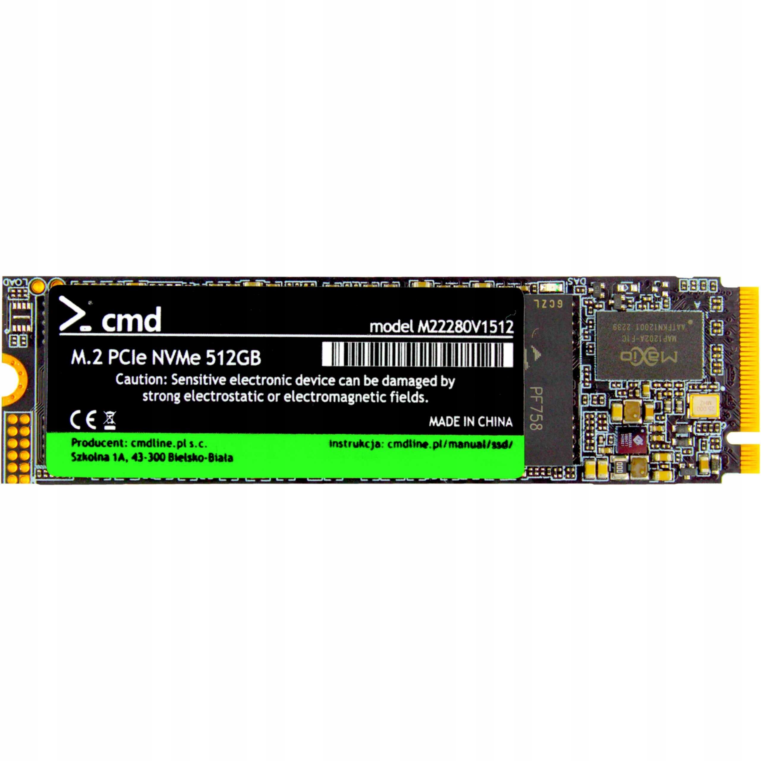 DYSK CMD 512GB SSD M.2 PCIe NVMe 2000/1600 MB/s - Sklep, Opinie, Cena w ...