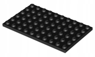 LEGO Płytka - plate 6x10 (3033) czarna • Cena, Opinie • Elementy ...