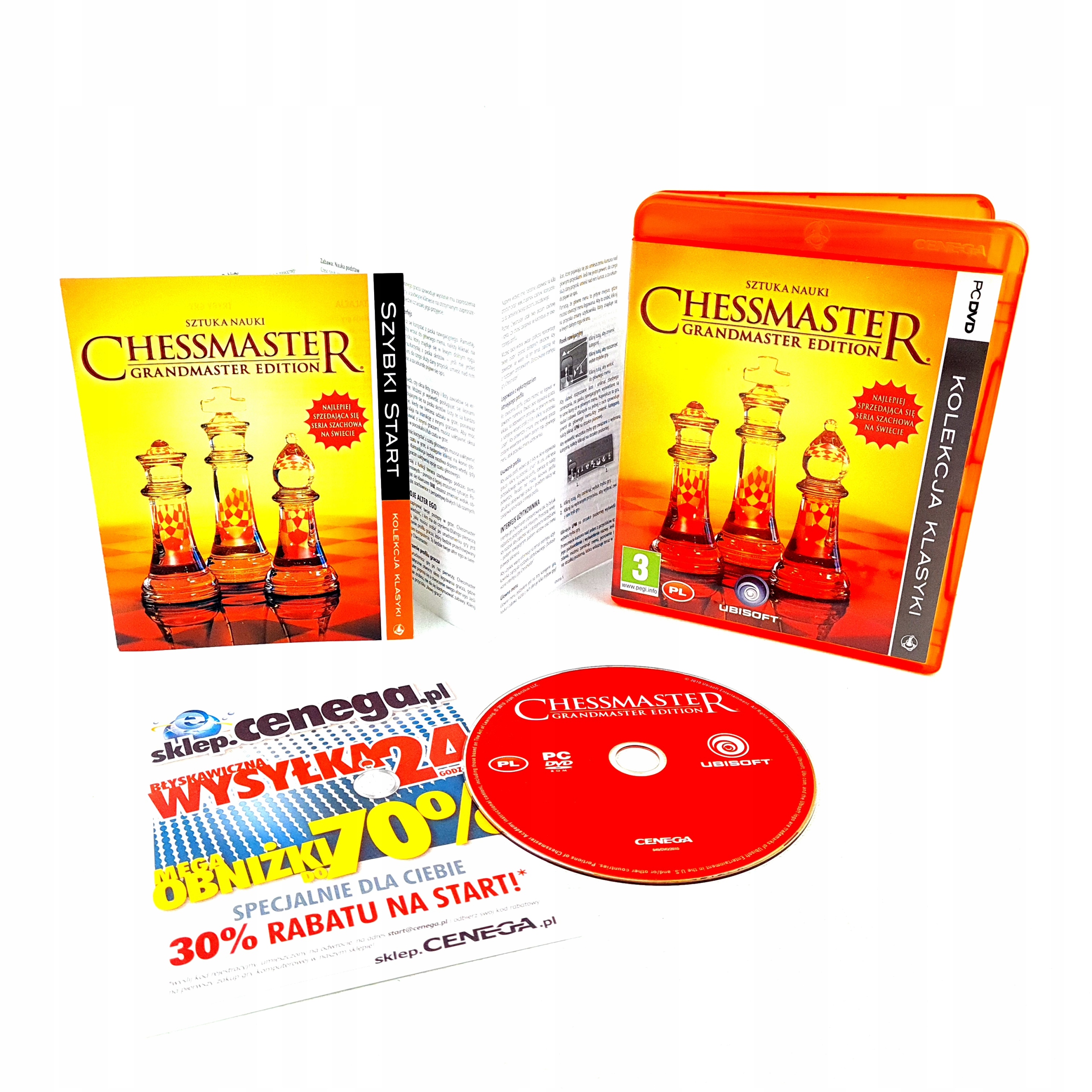 CHESSMASTER GRANDMASTER EDITION SZACHY PC PL - Stan: używany 317 zł ...