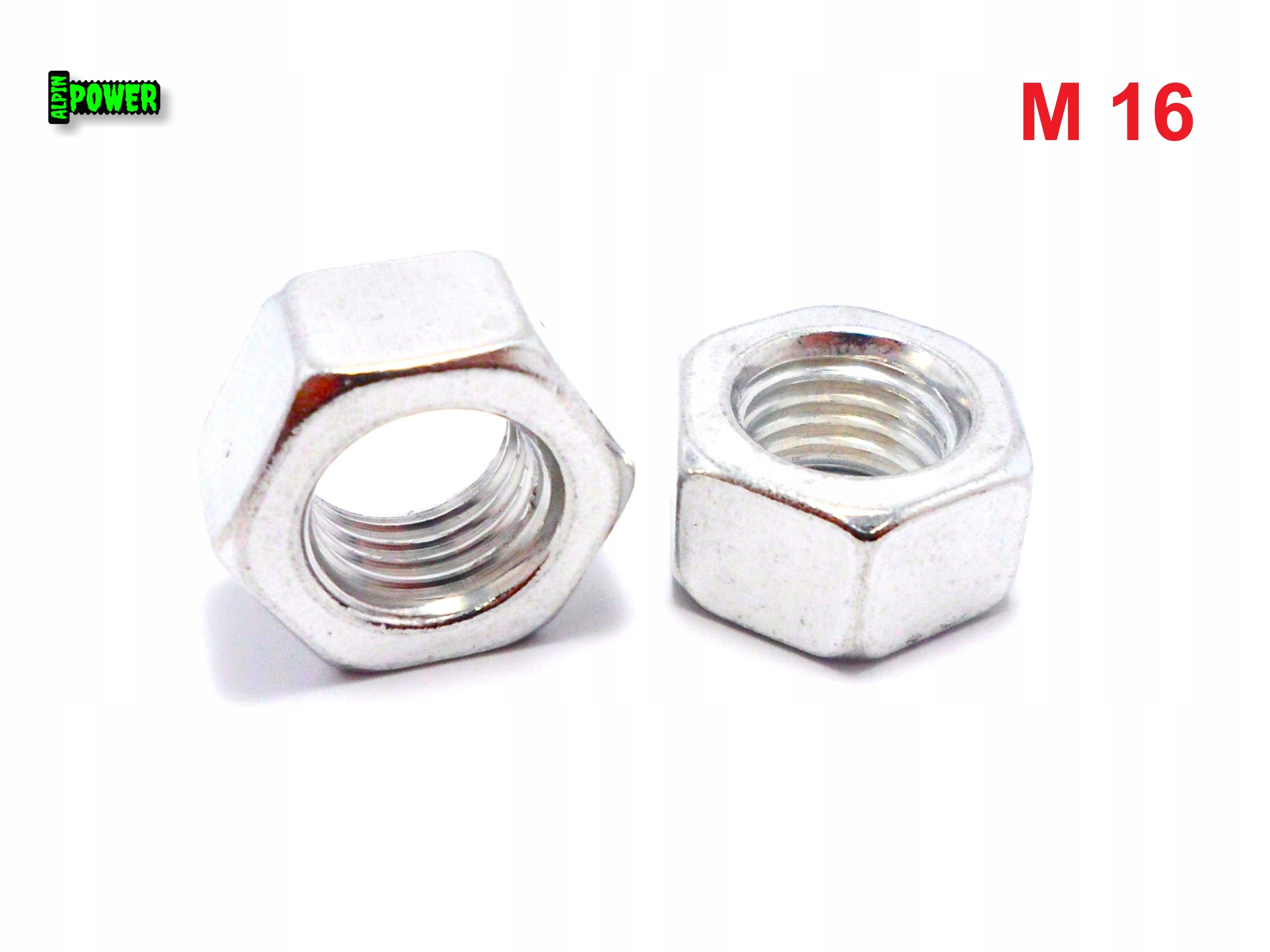 NAKRĘTKA M16 DIN 934 ISO 4032 NAKRĘTKA ALUMINIOWA M16 (M16DIN934ALU6061 ...