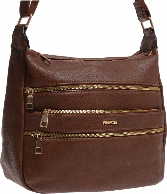 TOREBKA DAMSKA PRZEZ RAMIĘ LISTONOSZKA brąz (5905246105937) • Cena ...