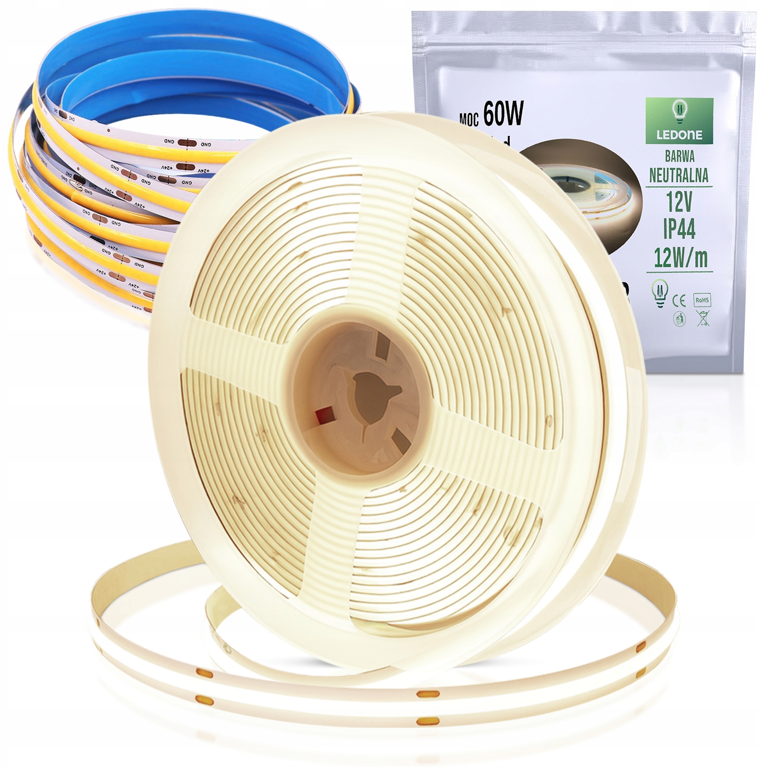 Taśma LED 12V - Niska cena na Allegro.pl