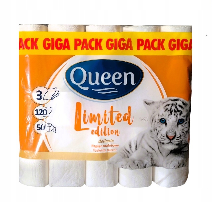 PAPIER TOALETOWY QUEEN GIGA PACK 50 ROLEK 3 WARSTWY (5902431583815) • Cena, Opinie • Papier ...