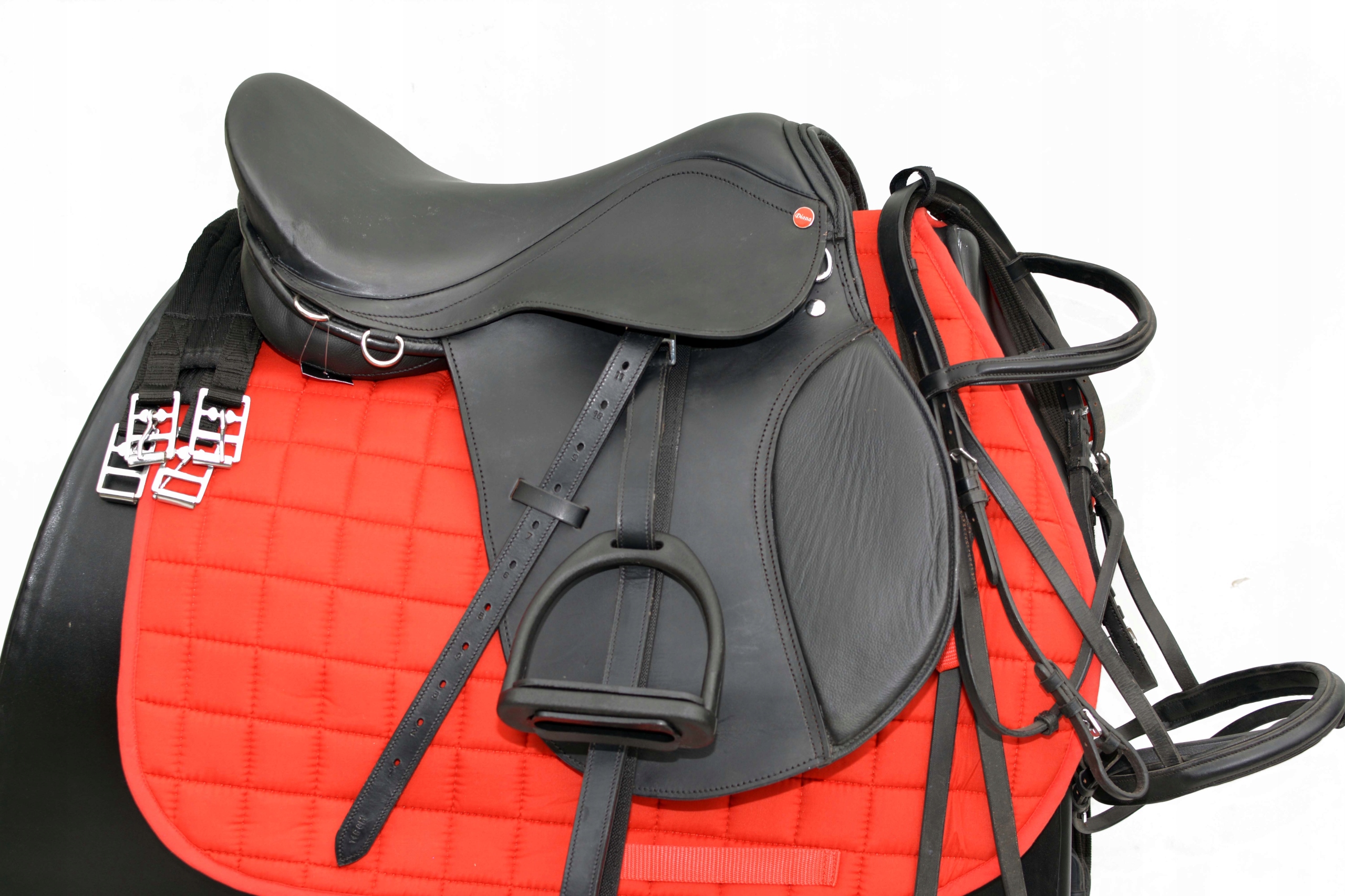 SIODŁO WSZECHSTRONNE 17,5C KOMPLETNE OGŁOWIE WODZE - 9842263 ...