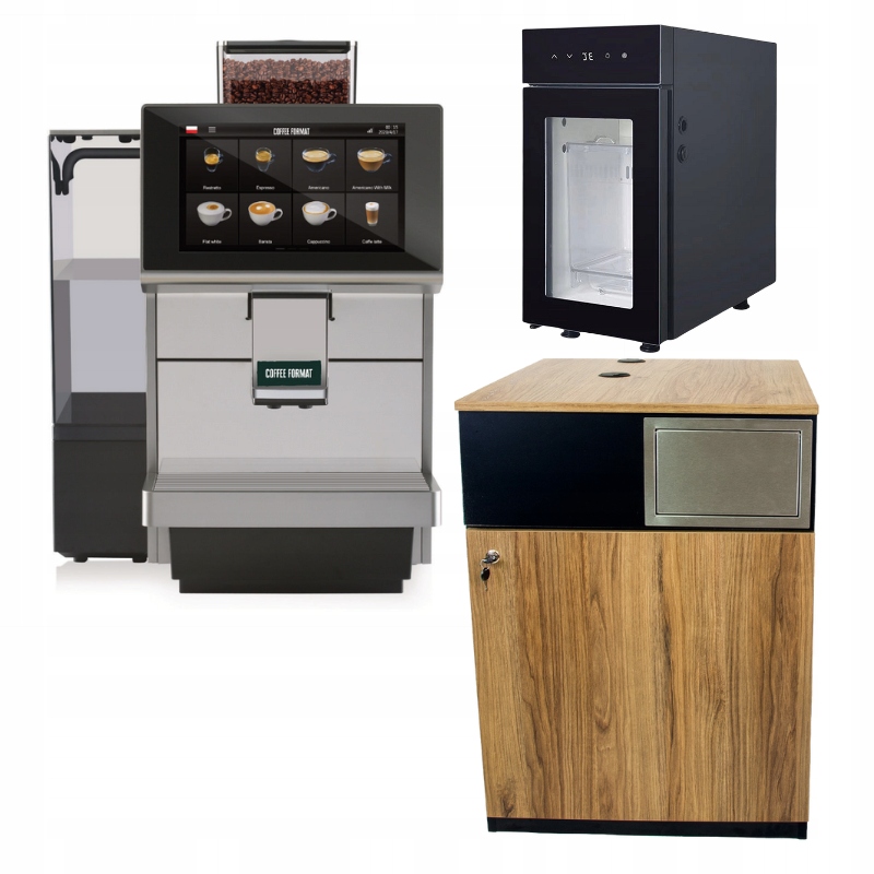 Coffee Format BREAK W8L z lodówką i szafką kącik kawowy - Sklep, Opinie ...