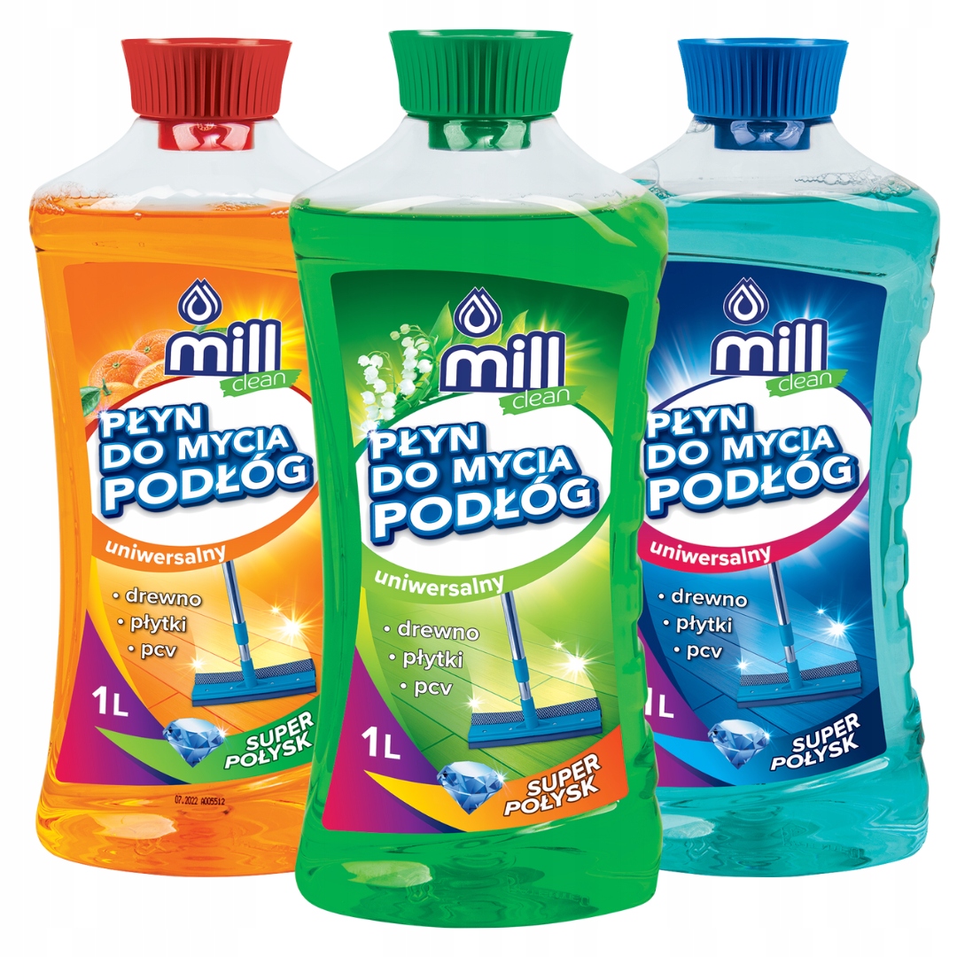 Mill Clean płyn mycie podłóg 3l (5905965709799) • Cena, Opinie • Środki ...