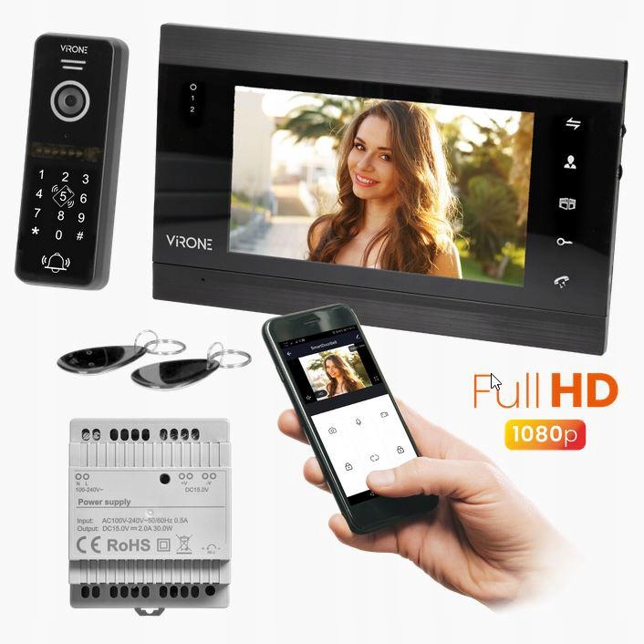 WIDEODOMOFON WIDEO DOMOFON WIFI FURTKA + BRAMA (5908254826962) • Cena ...