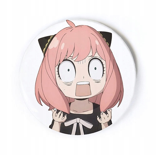 Przypinka manga anime Spy x Family Anya Shock 58mm (710940736272 ...