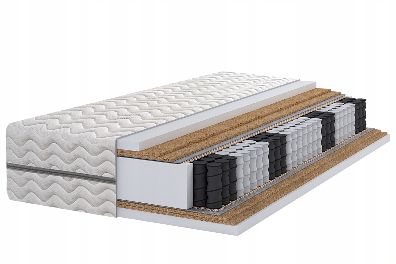 Materac kieszeniowy bardzo twardy 4x kokos H5/H5 160x180 (5905549522806 ...