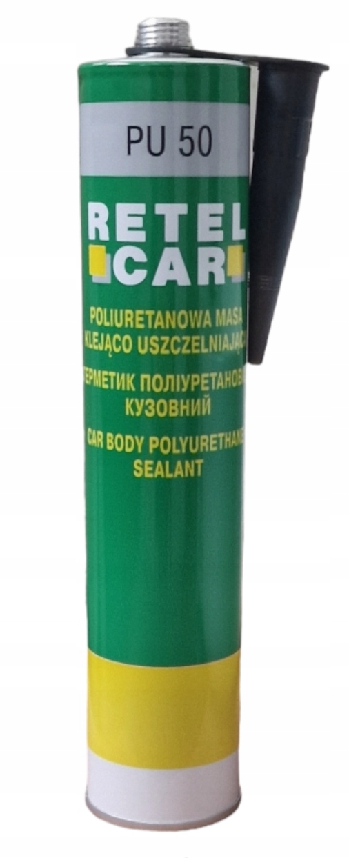RETEL CAR Poliuretanowa Masa klejąca-uszczelniająca 310ml CZARNA ...