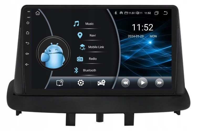 RADIO 2DIN NAWIGACJA ANDROID RENAULT MEGANE 3 III 2/32 GB DSP CARPLAY LTE - Sklep, Opinie, Cena ...