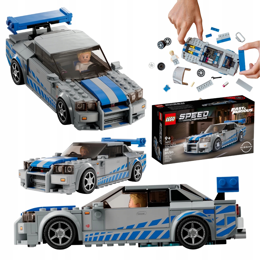 LEGO Speed Champions 76917 Nissan Skyline GT-R (R34) Rychle a zběsile ...
