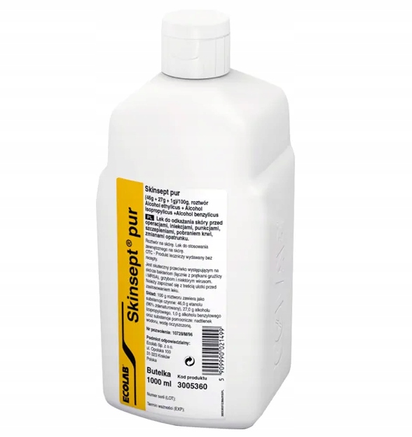 Preparat do odkażania skóry Ecolab Skinsept Pur 1 l (5909990021499 ...