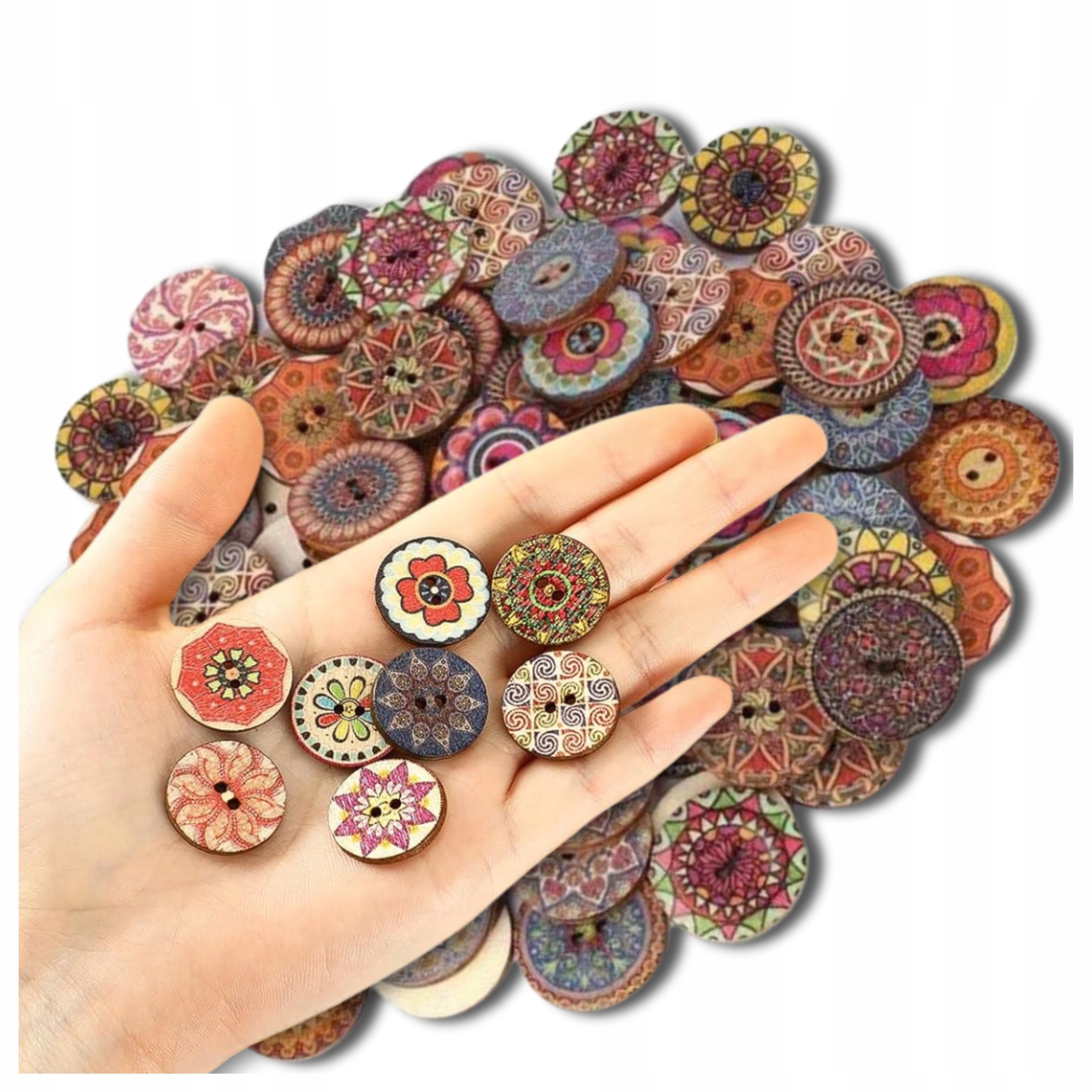 Czech Glass Buttons - Nízká cena na Allegro