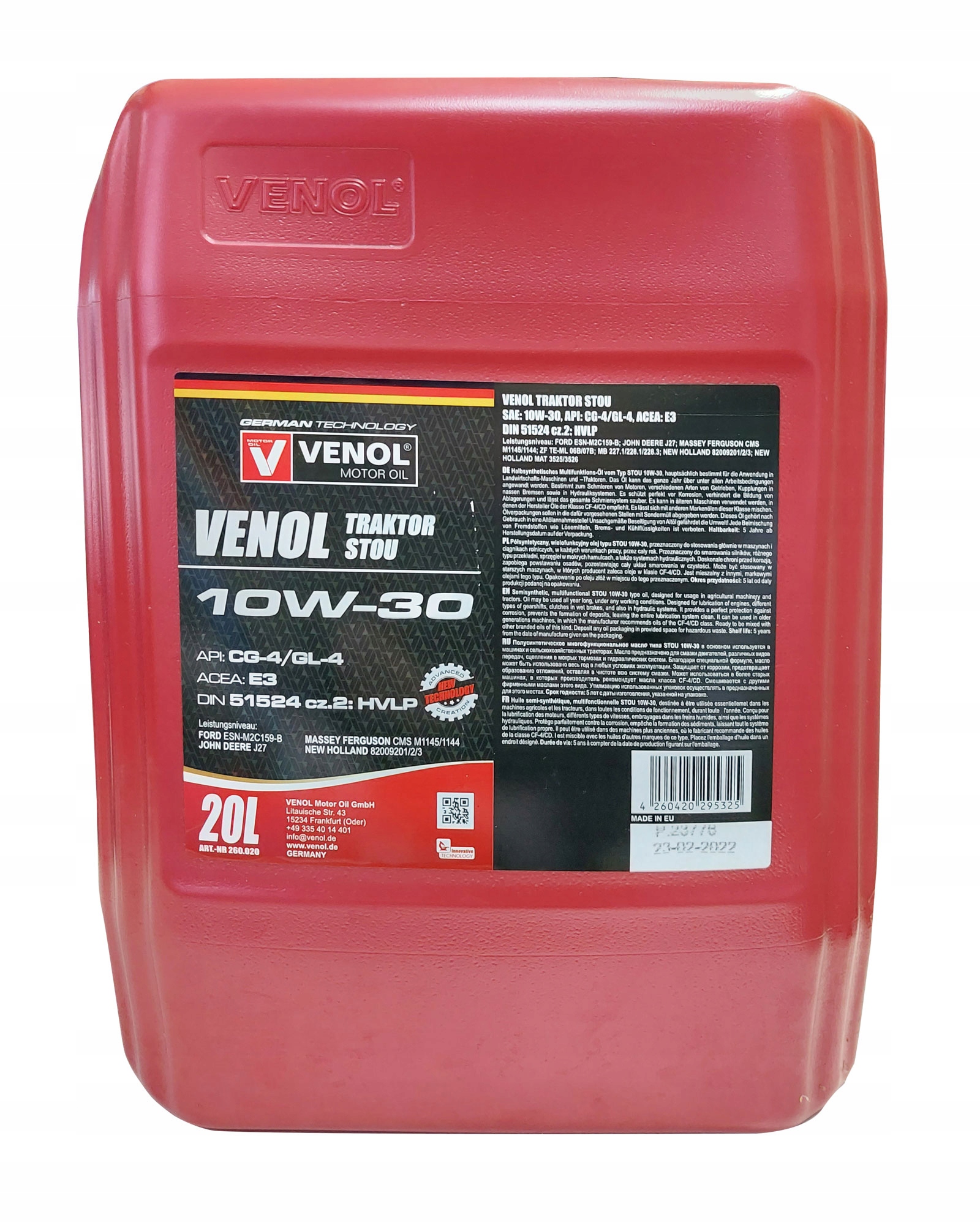 Olej Venol 20l - Niska cena na Allegro.pl