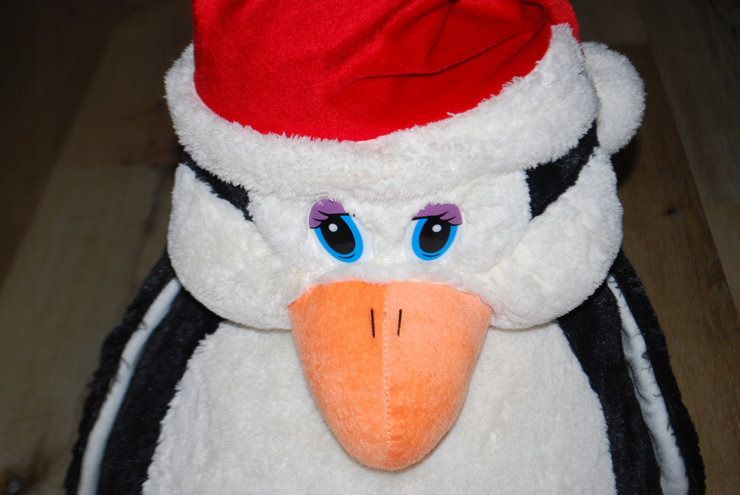 pluszak maskotka duży pingwin pingwinek 60 cm 14166048653 - Allegro.pl