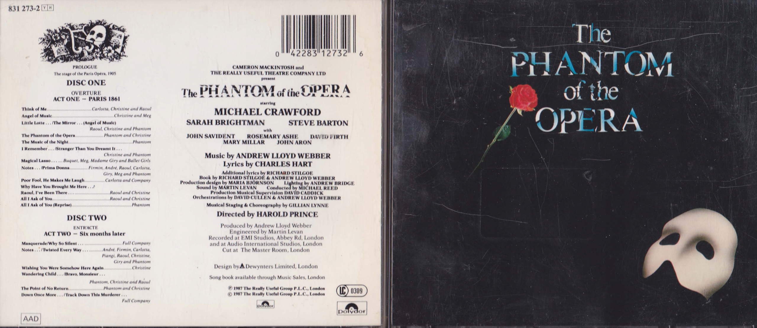 Phantom Of The Opera - SOUNDTRACK 2CD 15720757424 - Sklepy, Opinie, Ceny w Allegro.pl