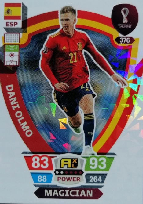 WORLD CUP QATAR 2022 POWER MAGICIAN 376 DANI OLMO - 12488182351 - Allegro WORLD CUP QATAR 2022 POWER MAGICIAN 376 DANI OLMO - 12488182351 - Allegro