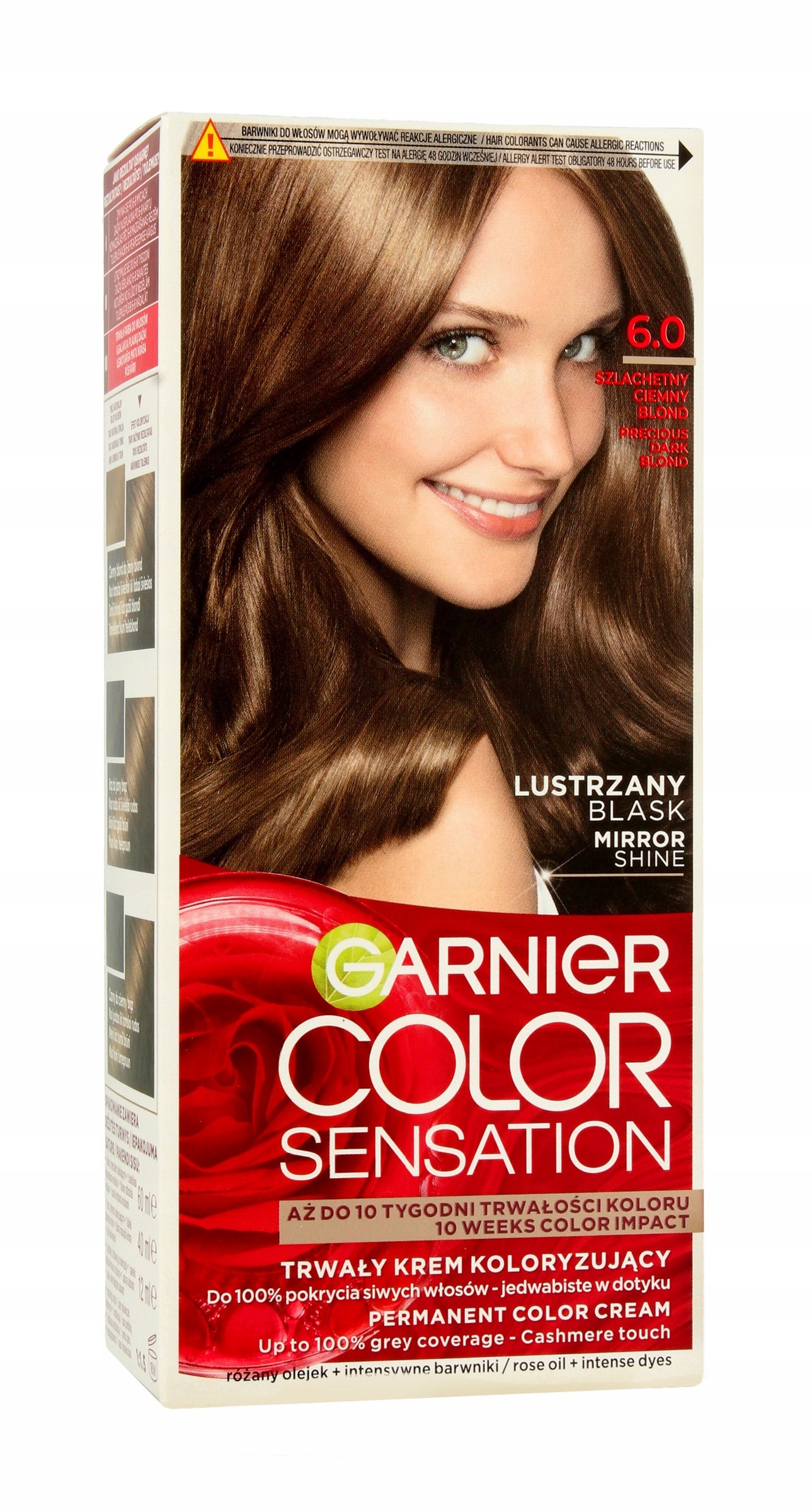 Garnier Color Sensation Krem koloryzujący 6.0 Dark Blond- Szlachetny ...