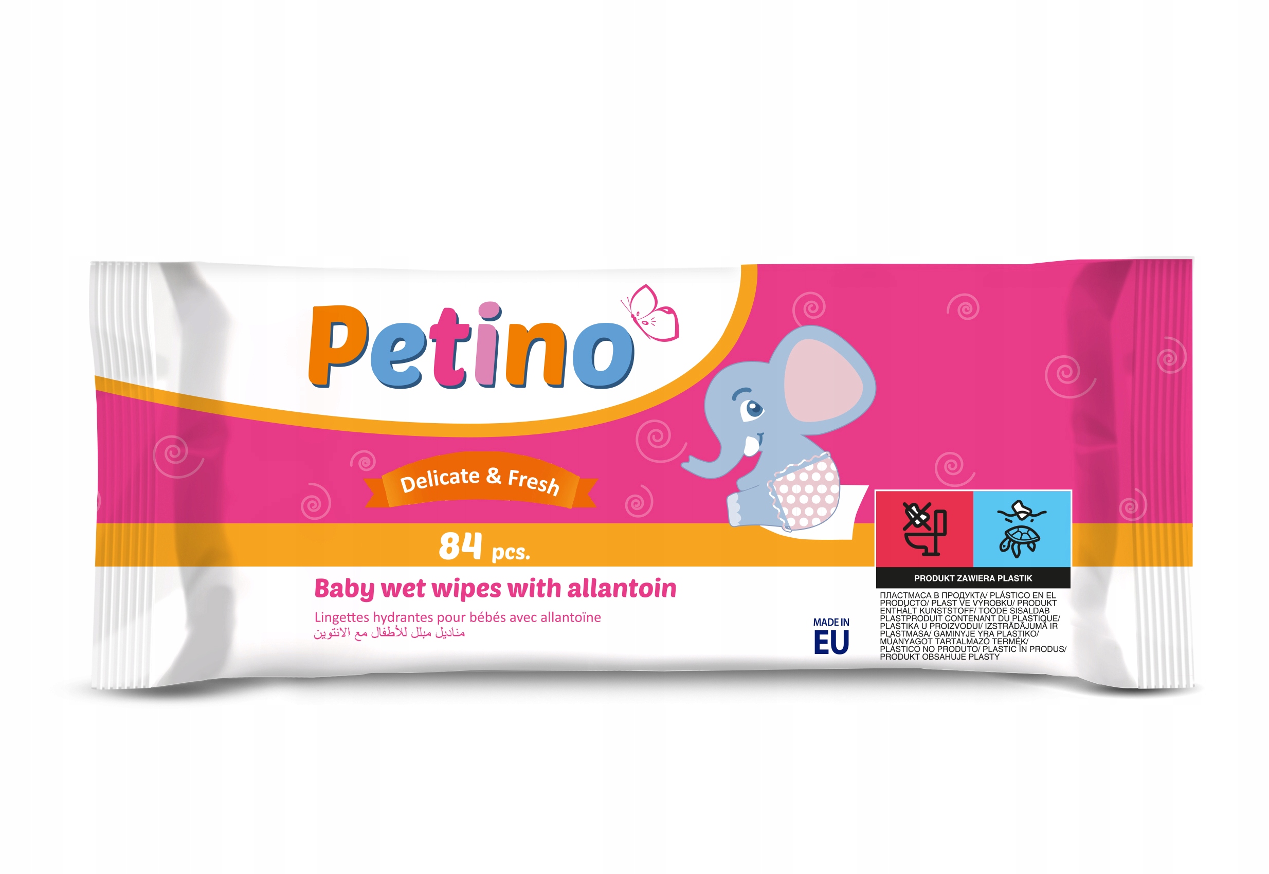 Petino Delicate & Fresh chusteczki nawilżane 84 szt (5900095017370) • Cena, Opinie • Chusteczki ...