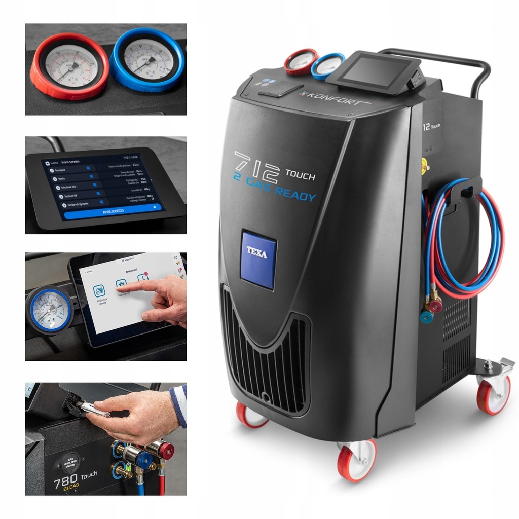 TEXA STACJA KLIMATYZACJI 712R KONFORT TOUCH 1234YF NOWY GAZ Z18411 5900691677626 za 16099.00PLN ...