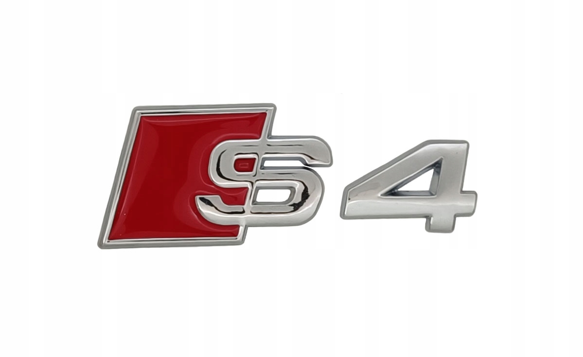 EMBLEMAT ZNACZEK NAPIS DO AUDI S4 S LINE CHROM KLAPA TYŁ S4 CHROM za 45 ...