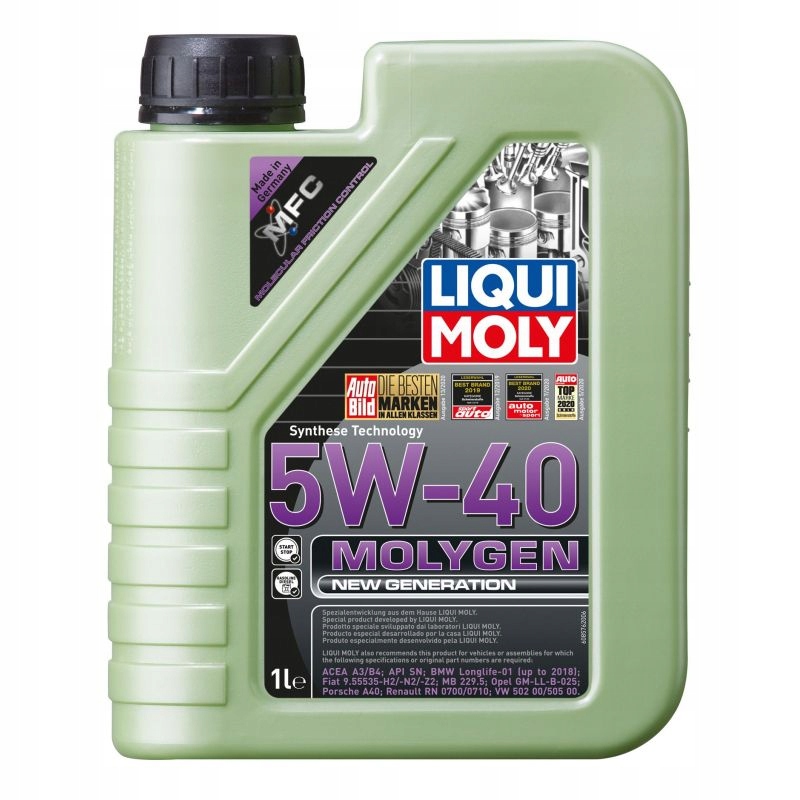 Liqui Moly Olej silnikowy LM8576 Molygen New 5W-40 8576 za 62,99 zł z ... Liqui Moly Olej silnikowy LM8576 Molygen New 5W-40 8576 za 62,99 zł z ...