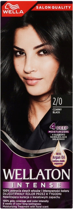 Wellaton Intense Farba do Włosów 2/0 Czarny 15248562996 - Allegro.pl