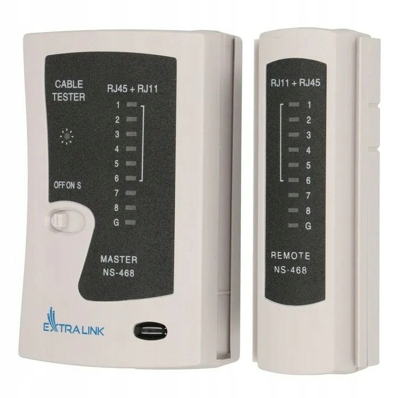 tester síťových kabelů rj45 TESTER LAN kabeláže pro RJ45 RJ11RJ12 za ...