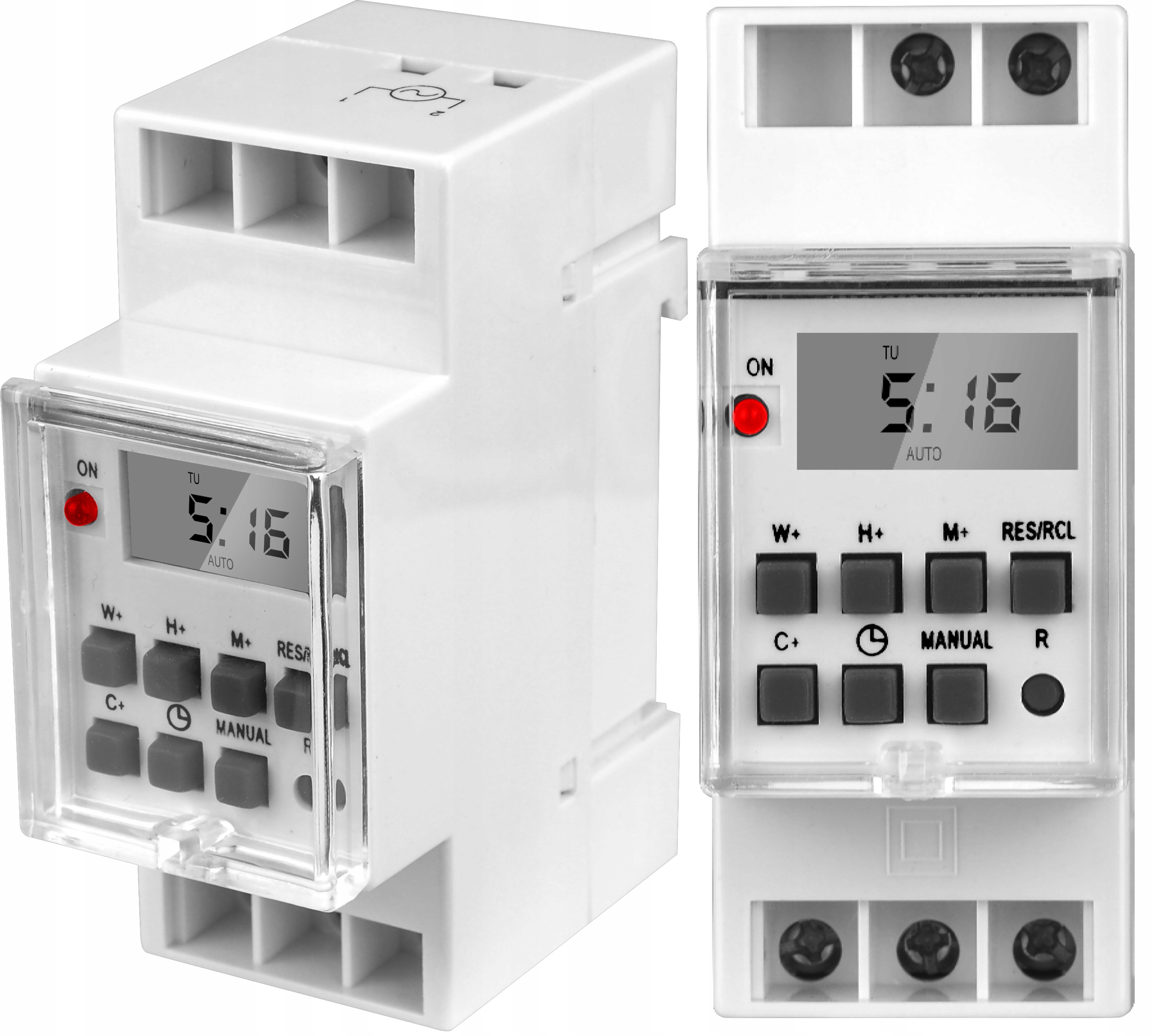 PROGRAMÁTOR VYPÍNAČ DIGITÁLNÍ ČASOVÝ SPÍNAČ NA LIŠTU LEXTON 128 ...