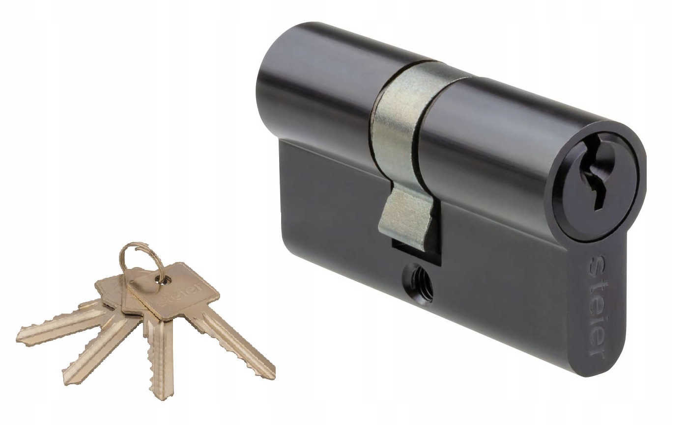 Wkładka STEIER 25x35 Czarny Mat 4 klucze (5901912884380) • Cena, Opinie ...