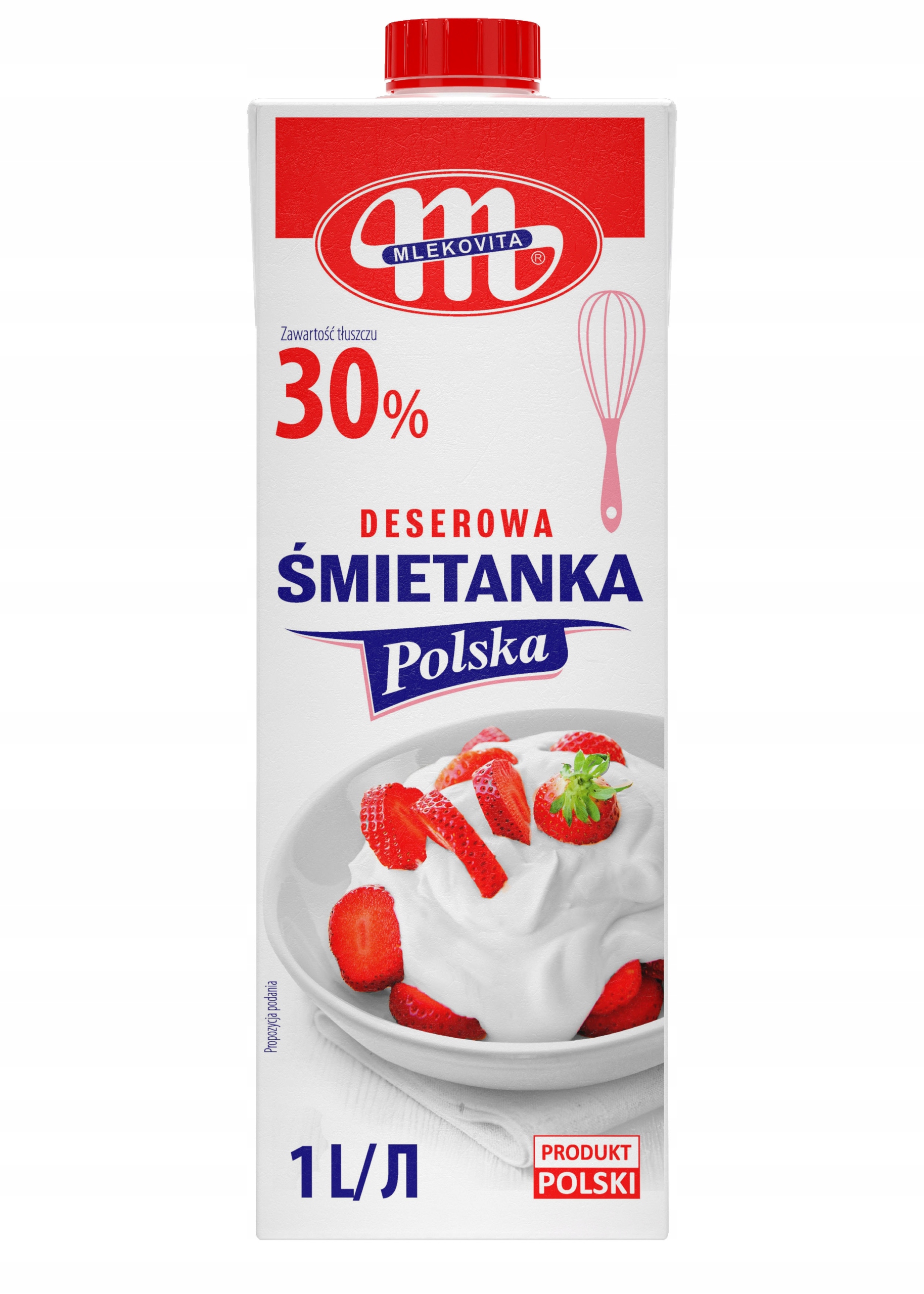 Smietana 30% 1l - Niska cena na Allegro