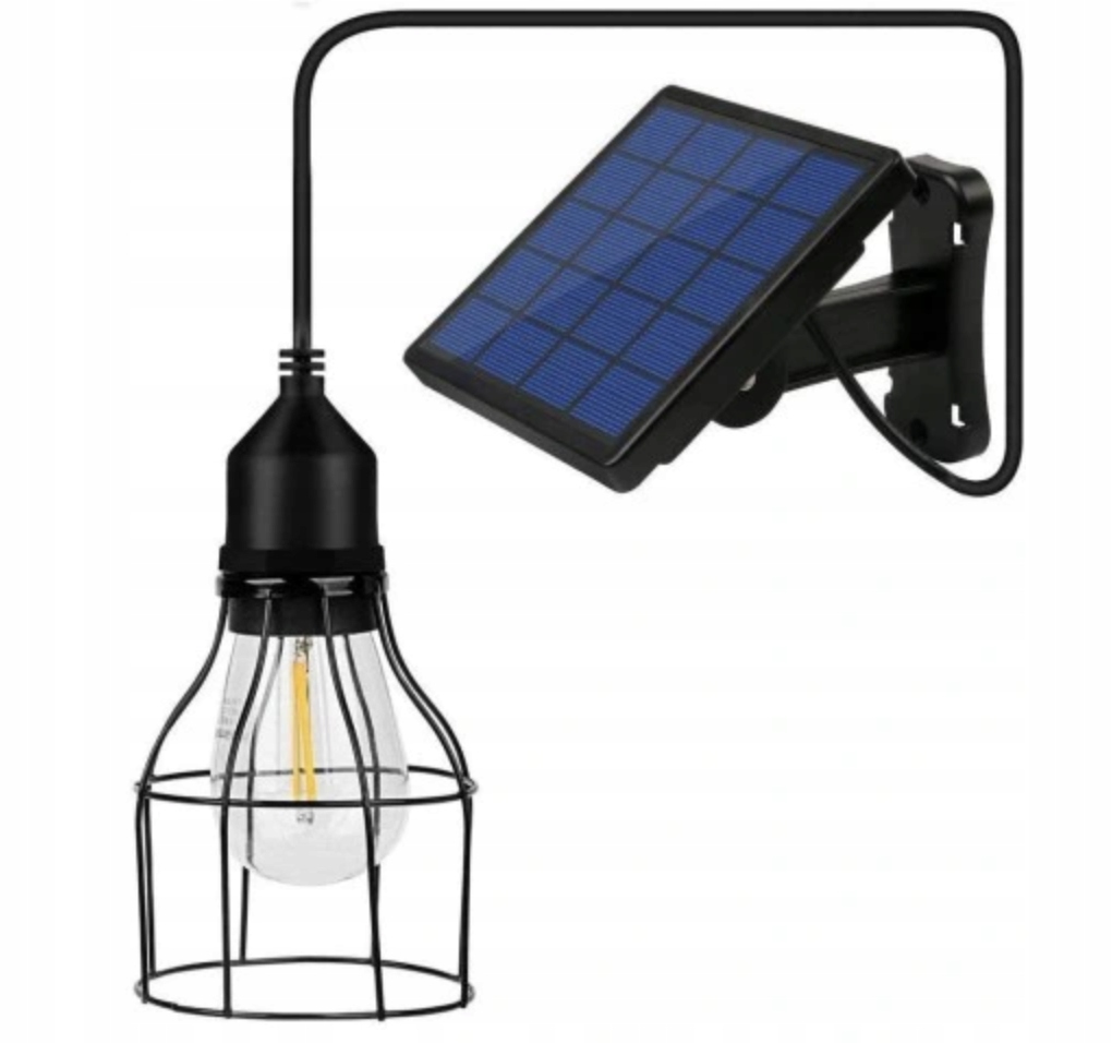 LAMPA SOLARNA na zewnątrz do altany ogrodu garażu! (5902693733881 ...