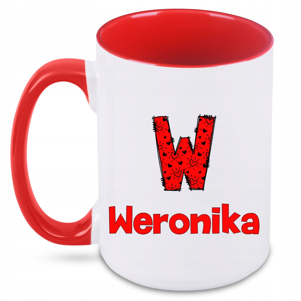 Kubek duży (440 ml) prezent z imieniem Weronika, dla Weroniki, 5 ... Kubek duży (440 ml) prezent z imieniem Weronika, dla Weroniki, 5 ...