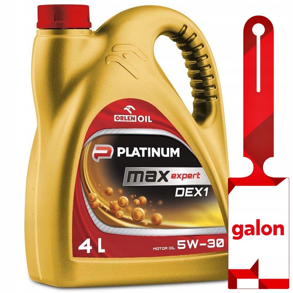 PLATINUM Max Expert Dex1 5W30 4L - syntetyczny olej silnikowy DEXOS za 99,90 zł z Białystok, UL ...