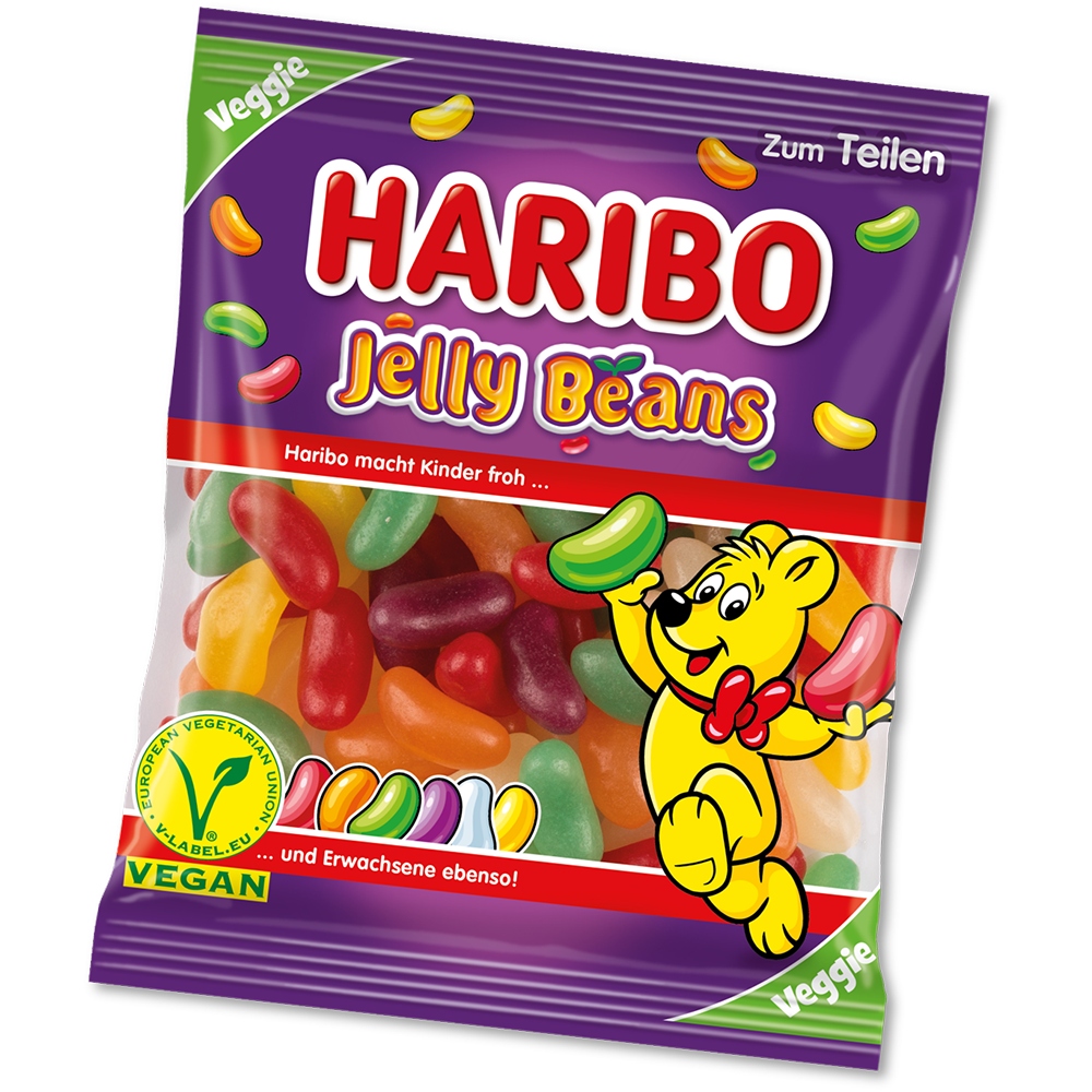 Haribo Jelly Beans veggie żelki owocowe 160g DE (9002975376952) • Cena ...