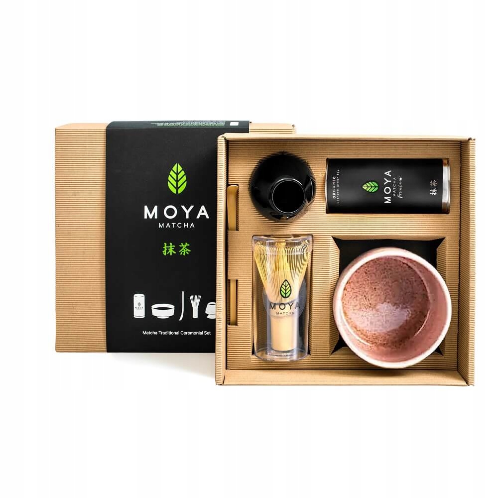 Zestaw do matchy ceremonialny Moya Matcha Luksusowa i czarka Ruzu ...