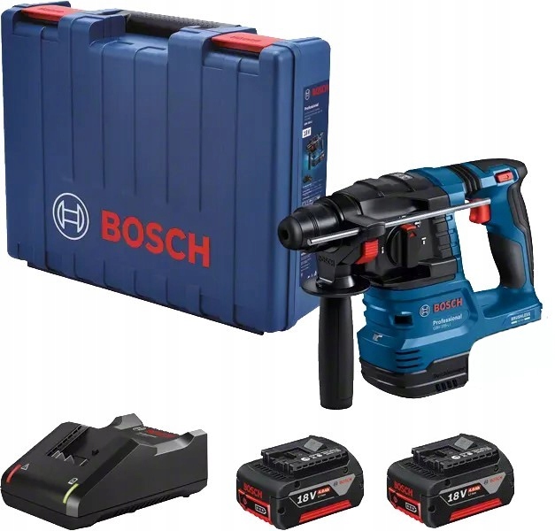 Bosch Młotowiertarka Udar SDS Plus 2x4Ah GAL 18V-40 GBH 185-Li ... Bosch Młotowiertarka Udar SDS Plus 2x4Ah GAL 18V-40 GBH 185-Li ...