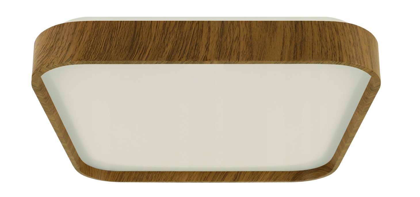 STRUHM Plafon LED kwadratowy drewno MONO 48W 48cm (5901477341625 ...