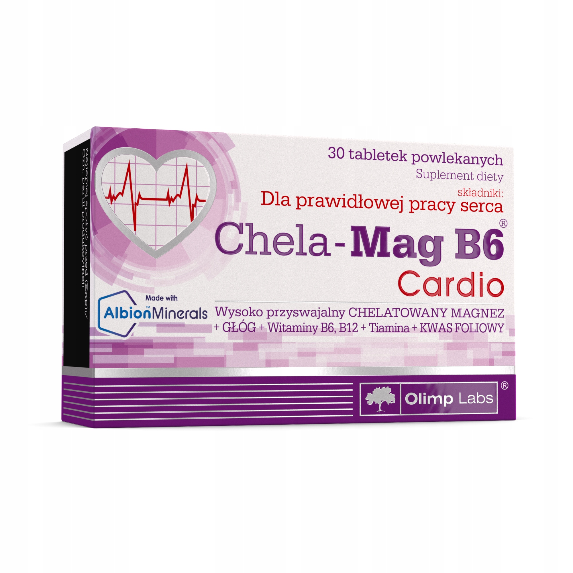 OLIMP CHELA-MAG B6 CARDIO 30tabl MAGNEZ SERCE (5901330034947) • Cena ...
