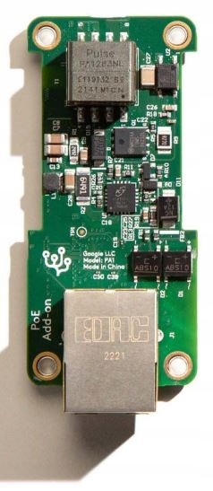 Coral PoE Add-on - moduł Ethernet PoE dla płytek Coral Dev Board Micro ...