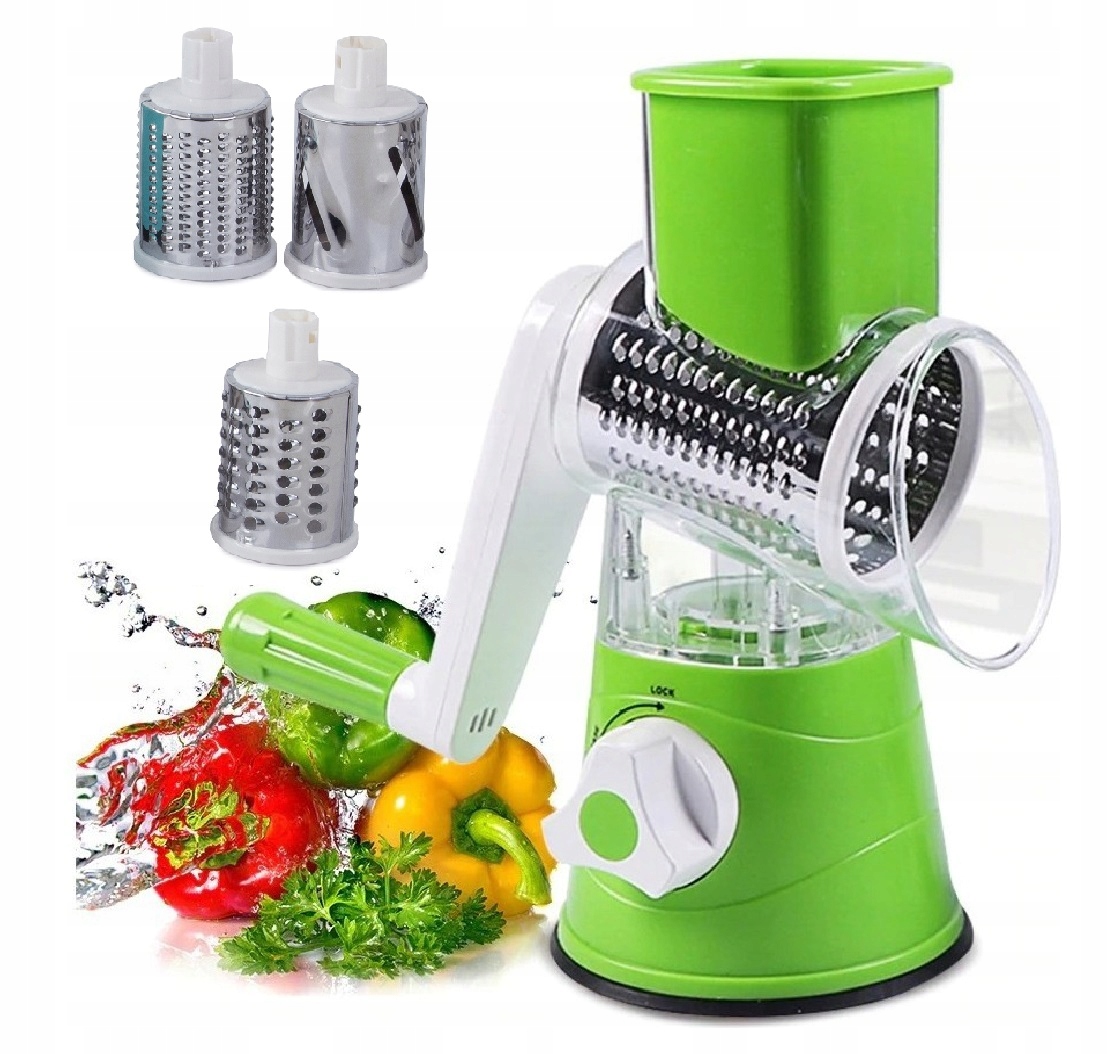 MASZYNKA SZATKOWNICA TARKA DO TARCIA ZIEMNIAKÓW SERA WARZYW 3x TARKI ...