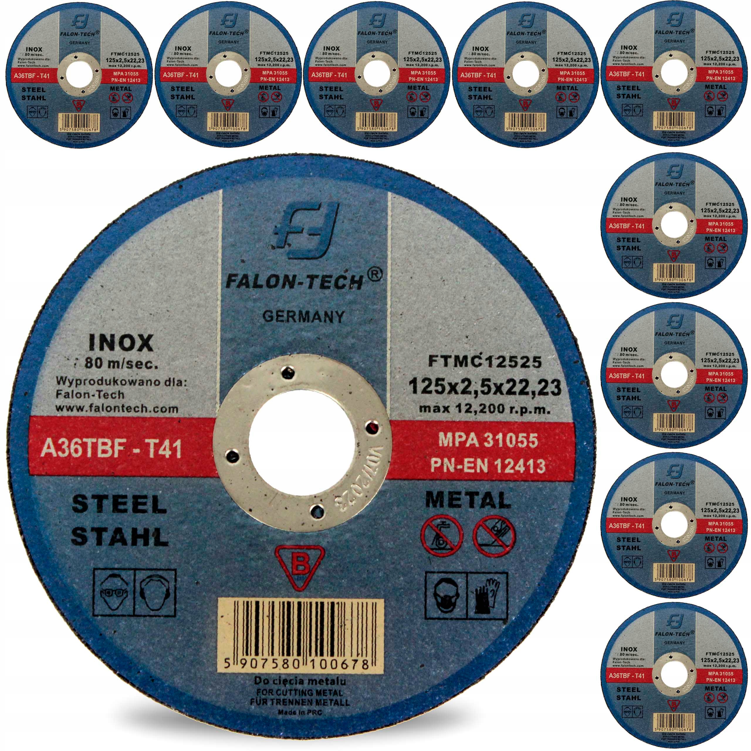 Tarcza do metalu Falon-Tech FTMC12525 125x2,5 mm (5907580100678) • Cena, Opinie 12269920044 ...