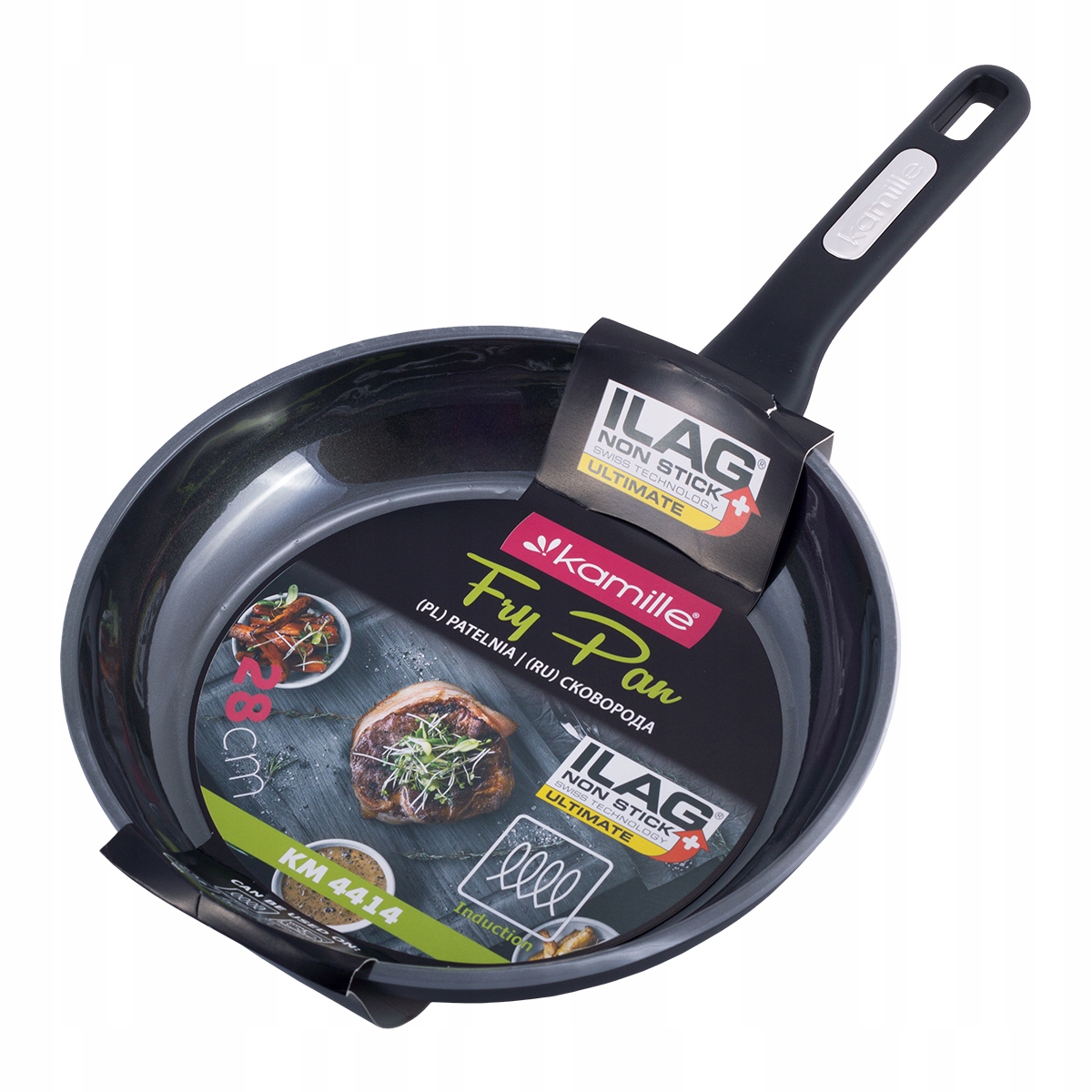 Patelnia tradycyjna Kamille 28 cm non-stick (nieprzywierająca) (5902539656626) • Cena, Opinie ...