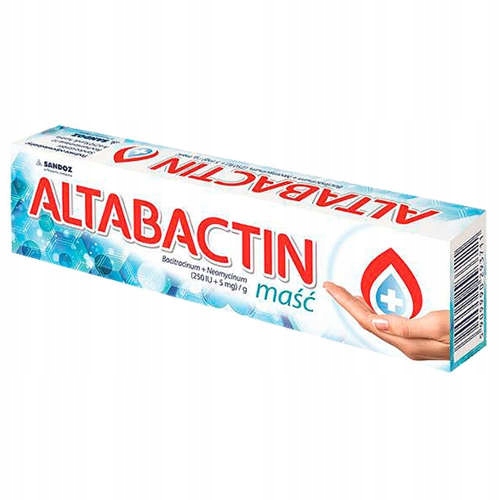 Altabactin neomycyna maść antybakteryjna na skórę 10943198172 - Allegro.pl